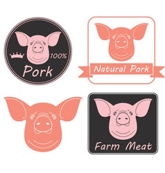 Sly pig Royalty Free Vector Image - VectorStock