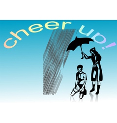 Cheer up Royalty Free Vector Image - VectorStock