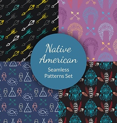 Native american seamless pattern Royalty Free Vector Image