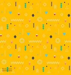 Geometric flat pattern Royalty Free Vector Image