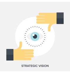 Leader vision icon black sign Royalty Free Vector Image