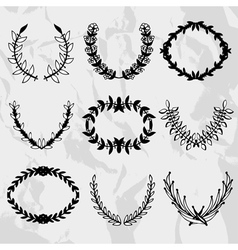 Floral frames set Royalty Free Vector Image - VectorStock