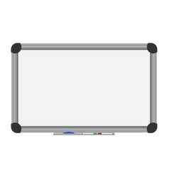 Background with whiteboard in classroom Royalty Free Vector