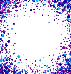 Round background with drops Royalty Free Vector Image