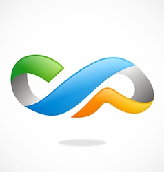 Colorful shape s business logo Royalty Free Vector Image