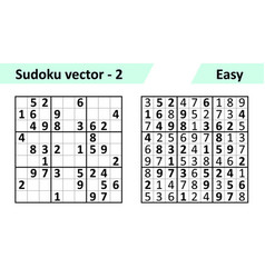 Sudoku kids game cut and paste the pictures cute Vector Image