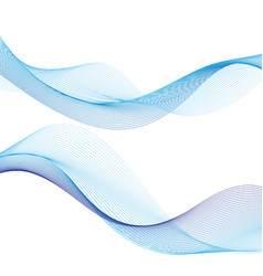 Water waves design elements Royalty Free Vector Image