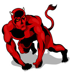 Devil head Royalty Free Vector Image - VectorStock
