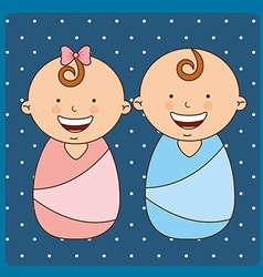 Small child measuring his height Royalty Free Vector Image