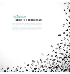 Abstract math number background Royalty Free Vector Image