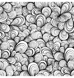 Seamless hand-drawn abstract pattern endless Vector Image