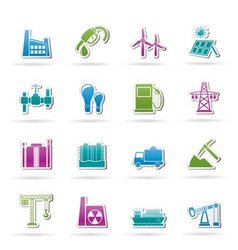 Sign industry Royalty Free Vector Image - VectorStock