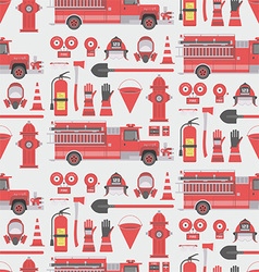 Seamless firefighters Royalty Free Vector Image