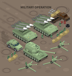 Military checkpoint outdoor background Royalty Free Vector