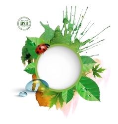 Eco frame Royalty Free Vector Image - VectorStock