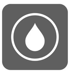 Drop Flat Squared Icon Royalty Free Vector Image