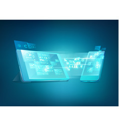 Smart city Royalty Free Vector Image - VectorStock