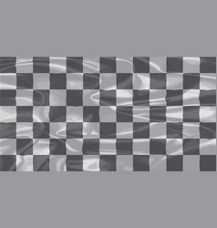 Dirty chequered flag Royalty Free Vector Image