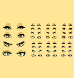 Beautiful women eyes 1 Royalty Free Vector Image