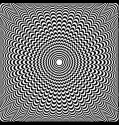 Op art abstract design Royalty Free Vector Image