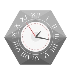 Quadrant of victorian clock with lancets Vector Image