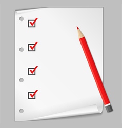 Check list Royalty Free Vector Image - VectorStock