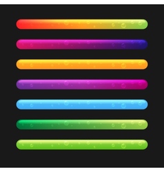 Green progress bar loading template for app Vector Image