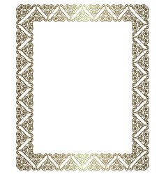 Silver frame Royalty Free Vector Image - VectorStock