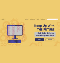 Your future is created by what you do today Vector Image