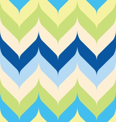 Wide emerald chevron Royalty Free Vector Image