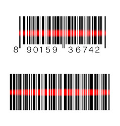 Barcode and be unique text Royalty Free Vector Image