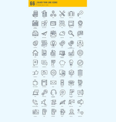 Basic icons bundle Royalty Free Vector Image - VectorStock