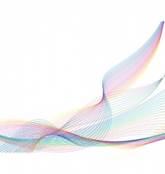 Colourful lines Royalty Free Vector Image - VectorStock