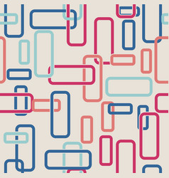 Abstract piping seamless pattern Royalty Free Vector Image