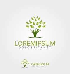 Shady tree logo Royalty Free Vector Image - VectorStock