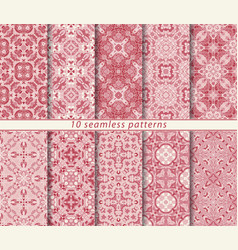 Set of seamless pattern Royalty Free Vector Image