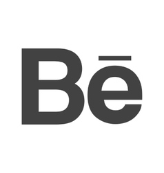 Behance Royalty Free Vector Image - VectorStock