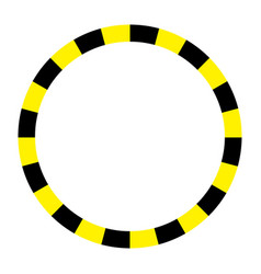 Warning stripes frame Royalty Free Vector Image