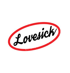 Lovesick rubber stamp Royalty Free Vector Image