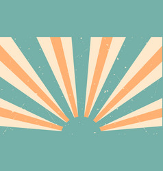 Orange and blue vintage background with lines Vector Image