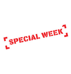 Happy week rubber stamp Royalty Free Vector Image