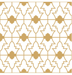 Geometric islamic stars seamless pattern Vector Image
