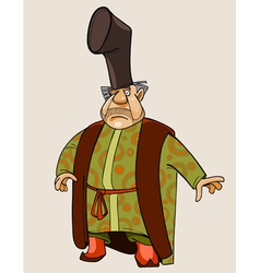 Cartoon fairy man merchant Royalty Free Vector Image