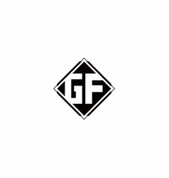 Fg logo monogram design template Royalty Free Vector Image