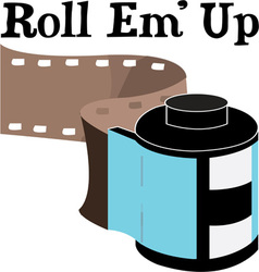 Roll Em Up Royalty Free Vector Image - VectorStock