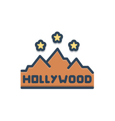 Wellywood sign Royalty Free Vector Image - VectorStock