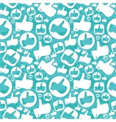 Seamless pattern with social media icons Vector Image