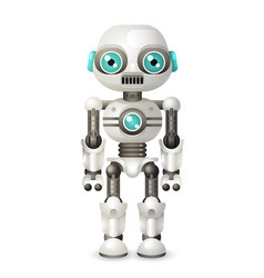 Modern android robot character artificial Vector Image