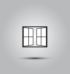 Open window icon Royalty Free Vector Image - VectorStock