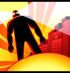 Mighty robot attack Royalty Free Vector Image - VectorStock